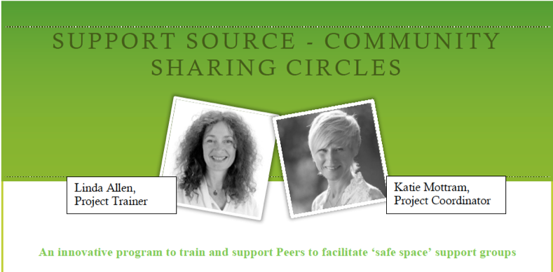 Introducing Support Source Community Sharing Circles initiative; a ...